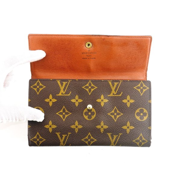 Louis Vuitton | Bags | Louis Vuitton Lv Monogram Canvas Leather ...